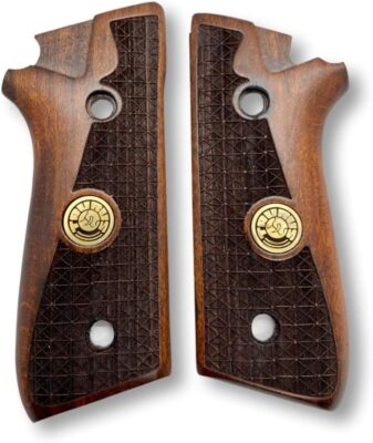 Zib Grips for Taurus PT59, PT92, PT99, PT100, PT101, PT917 Wooden Grips ...