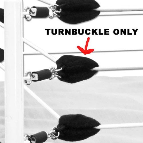 Set of 12 Black Cloth Turnbuckles for Figures Toy Company Wrestling ...