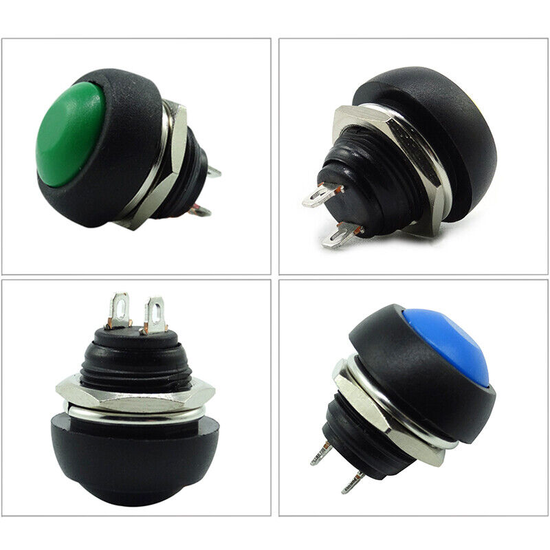 12mm Mini Small Momentary Push Button Switche Round Waterproof Tactile ...