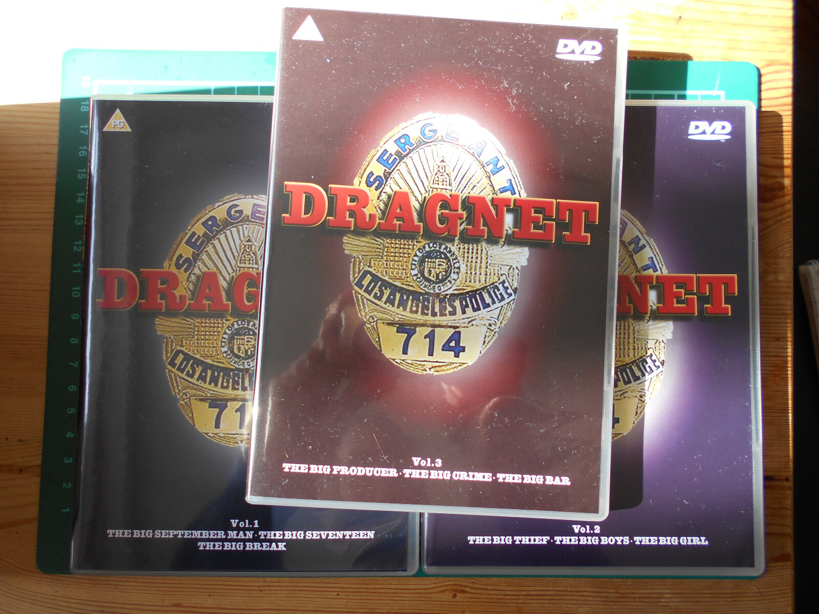 Dragnet (DVD, 2006, 3-Disc Set, Box Set), 9 episodes Classic TV Crime ...