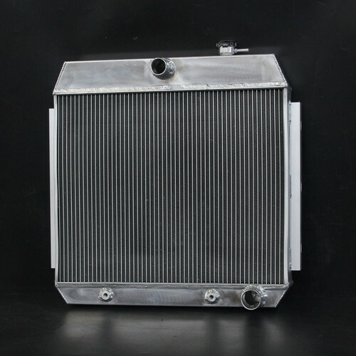 Aluminum Radiator Fit Chevrolet Bel Air Corvette One-Fifty 55-57 V8 ...