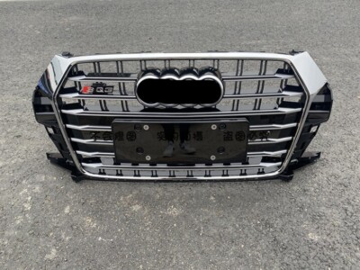 For Audi Q3 8U SQ3 RSQ3 2016-2018 Front bumper mesh sliver Grill Grille ...