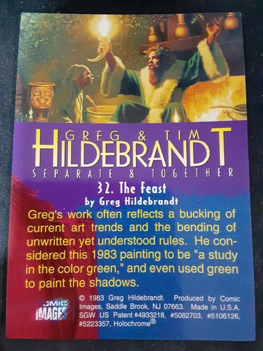 1995 Greg & Tim Hildebrandt Separate & Together Chromium #32 The Feast ...