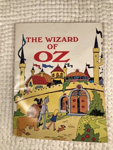 Classic The Wizard Of Oz Book VTG 1970 Illustrated Paperback Book ...