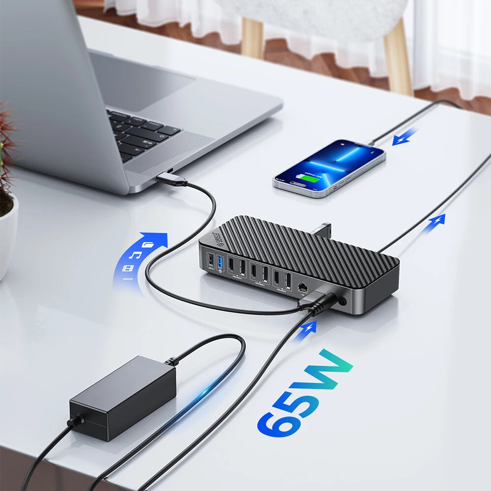 ORICO Type C 22 in 1/ 20 in 1Docking Station DP HDMI-Com 5 Different Display | eBay