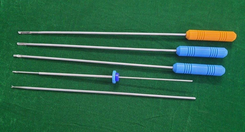 5pc Laparoscopic Knot Pusher Cutter 5mmx330mm Endoscopy Surgical ...