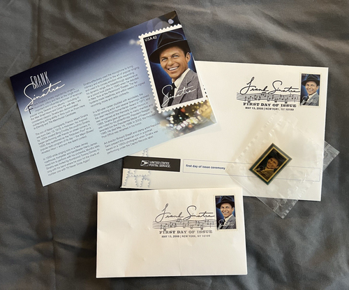 RARE USA 42 2008 FRANK SINATRA COMMEMORATIVE PIN STAMP (New & Sealed ...