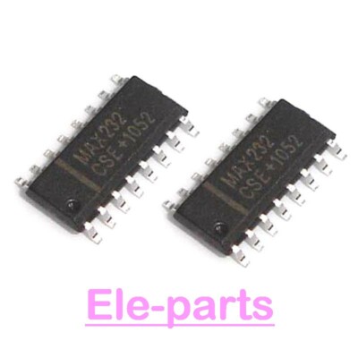 50 PCS MAX232CSE SMD-16 MAX232 SOP-16 RS-232 Drivers/Receivers Chip IC ...