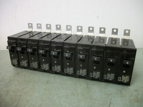 SIEMENS LOT OF 10 BL CIRCUIT BREAKERS B115 15AMP 240VOLT 1POLE | eBay