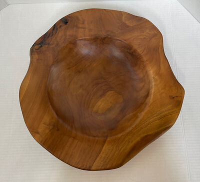 Beautiful large Emmett Natural Teak Wood Root Bowl 16 x 16x 3.5" - 7 ...
