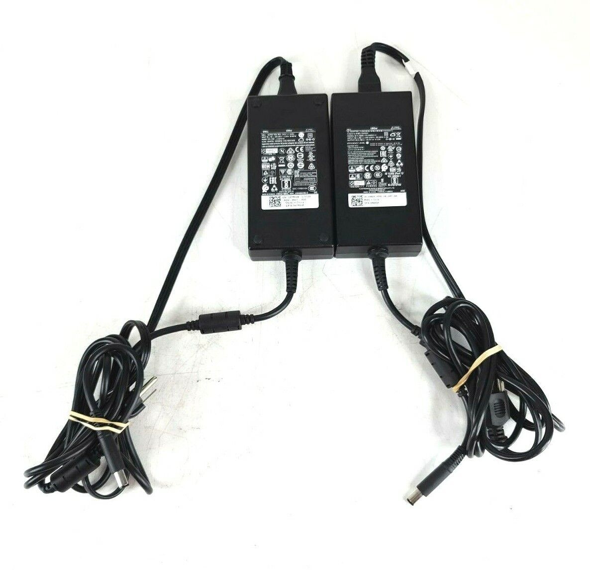 Lot of 2 DELL 180W 19.5V 9.23A AC Adapter HA180PM180/DA180PM111 with ...