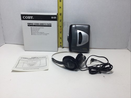 COBY CX-C21 Compact Stereo Cassette Player With Headphones New In Box ...