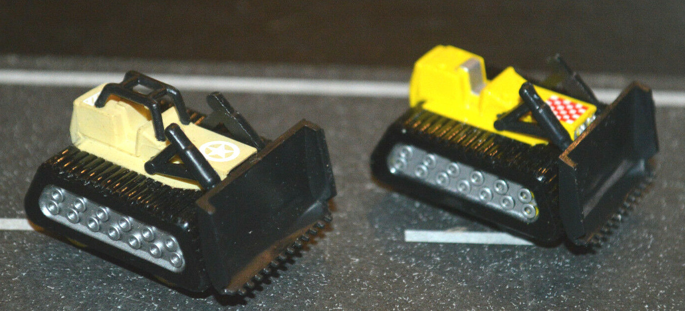 1987 ROAD CHAMPS CHINA MINI MICRO BULL DOZER LOT OF 2 | eBay