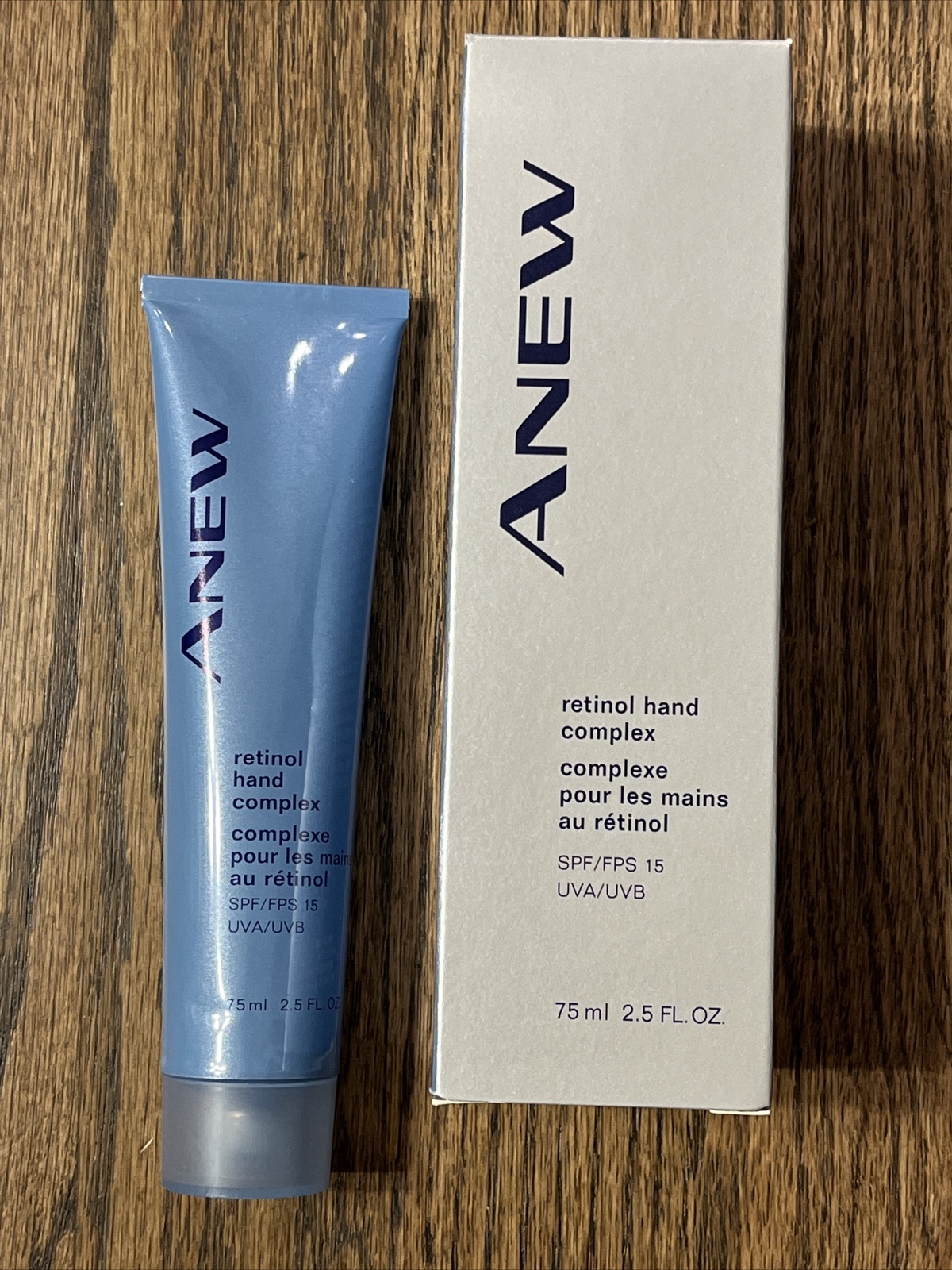 NEW ANEW by Avon Retinol Hand Complex 2.5 FL OZ SPF 15 Vintage UVA/UVB ...
