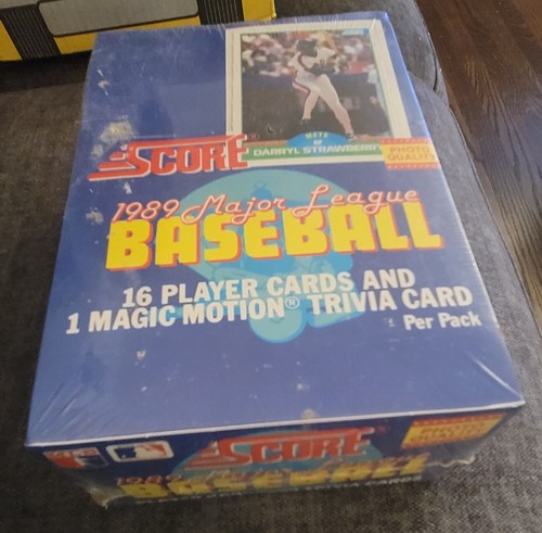 1989 Score MLB Factory Sealed Wax Box 36 Packs | eBay