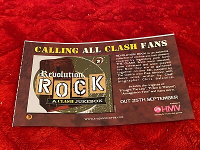 PEEPA8 MAGAZINE ADVERT 5X8" REVOLUTION ROCK A CLASH JUKEBOX | eBay