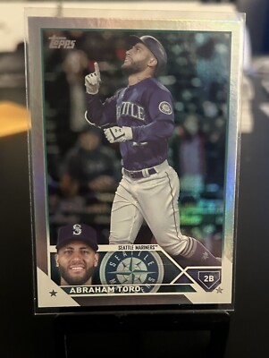 2023 Topps Series 1 Abraham Toro #297 Foil Seattle Mariners | eBay