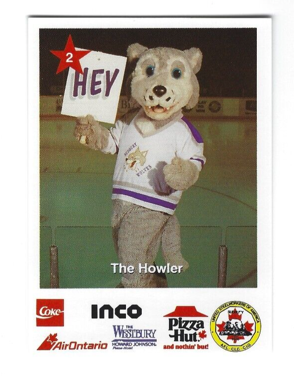 1993-94 Sudbury Wolves (OHL) Police set The Howler (mascot) | eBay