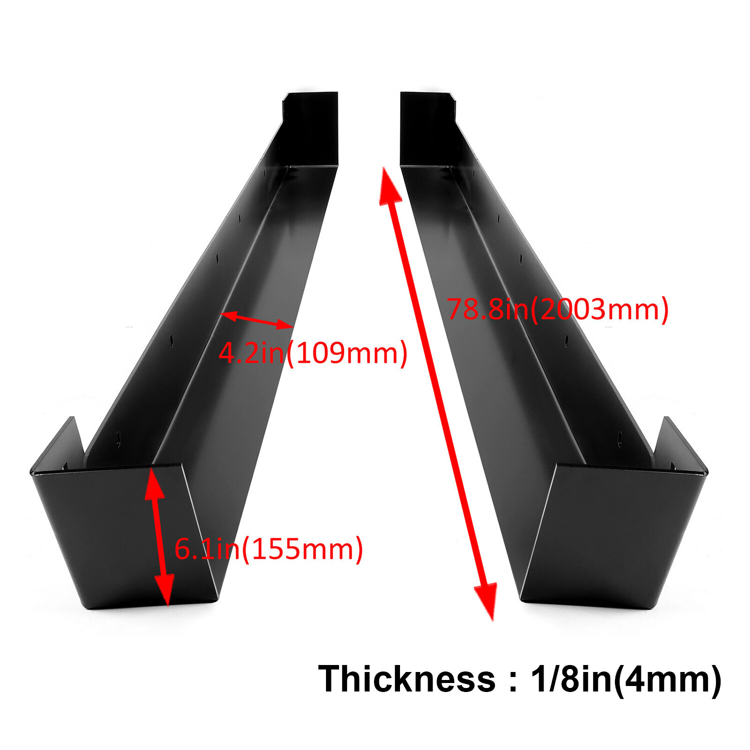 Pair of Rock Sliders Rock Panel Steel For All Variants Of Hmmwv's M998 ...