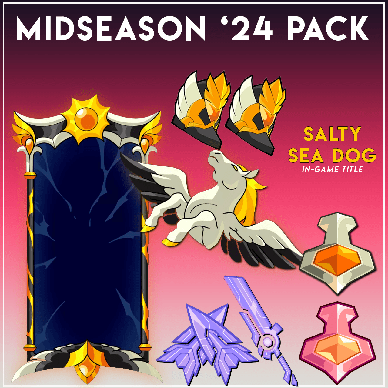 Brawlhalla: Midseason 2024 Complete Pack - Colors, Weapons, Regal UI ...