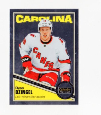 2019-20 UD O-Pee-Chee Platinum Ryan Dzingel #R-47 Retro Base Carolina ...