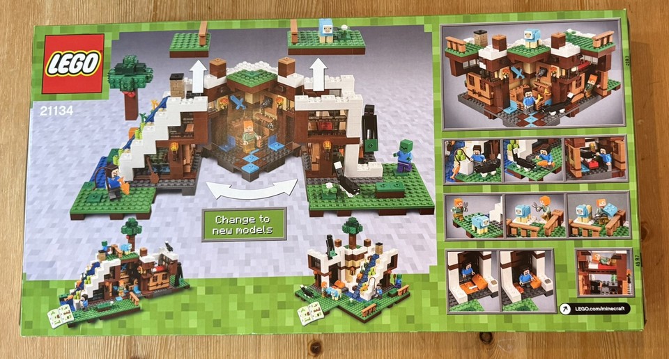 LEGO Minecraft 21134 The Waterfall Base Set NEW SEALED RETIRED 729 ...