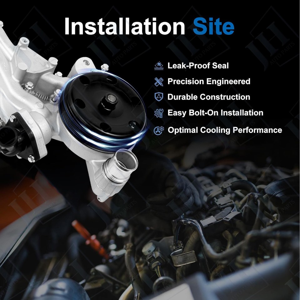 12685257 Engine Water Pump w/Gasket For 2015-20 Escalade Suburban ...