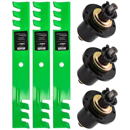 Spindle Toothed Blade Kit for Wright 52 Inch Deck Stander 52 ZTO Sport ...