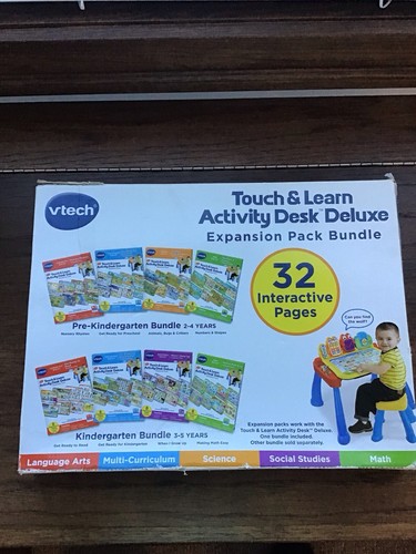 VTech Touch and Learn Activity Desk Expansion Bundle -Pre K | eBay