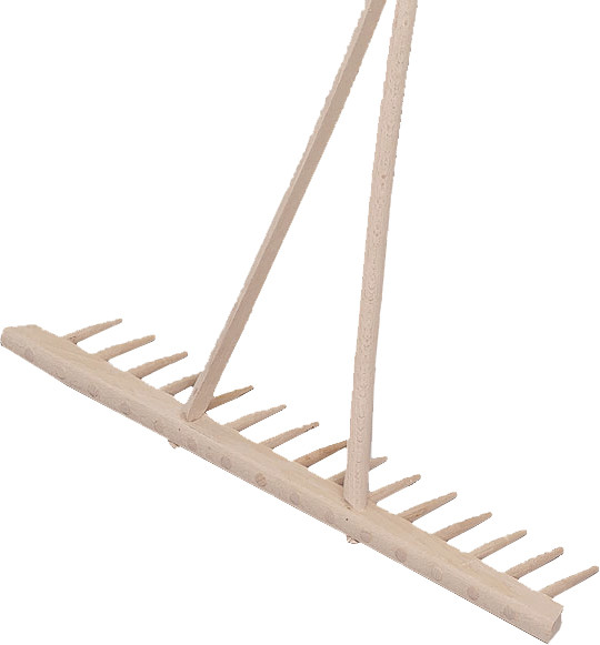 Holz-heuharke mit 15 Zinken Oldenburger MODELL - Harke online kaufen | eBay