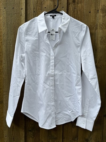 Express No Pocket Regular Fit Adjustable Cuff Portofino Shirt Top S ...