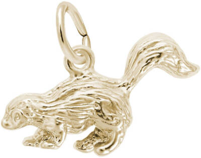 10K or 14K Gold Skunk Charm by Rembrandt | eBay