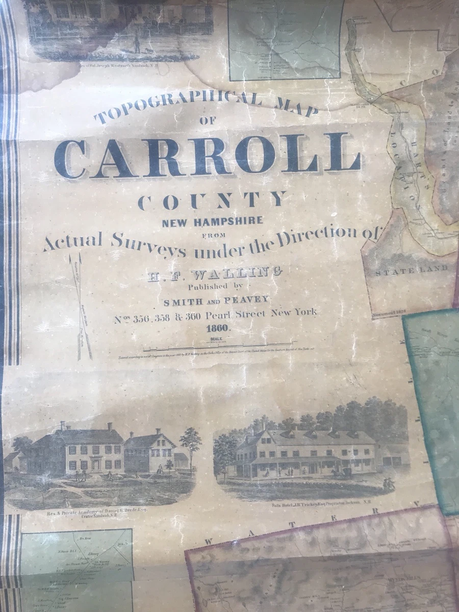 Carroll County Nh Map