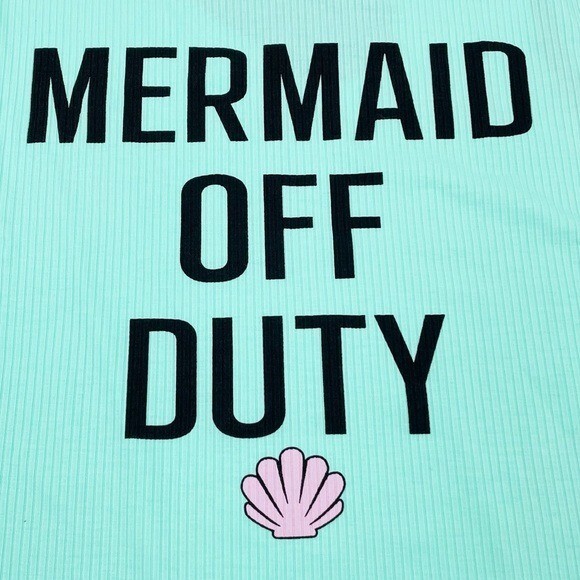 NEW Torrid Disney The Little Mermaid Off Duty Rib Fitted High Neck Tank ...
