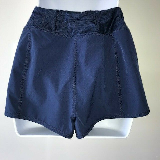 Reebok Women's Athletic Running Shorts Blue Lined Athletic Running Size ...