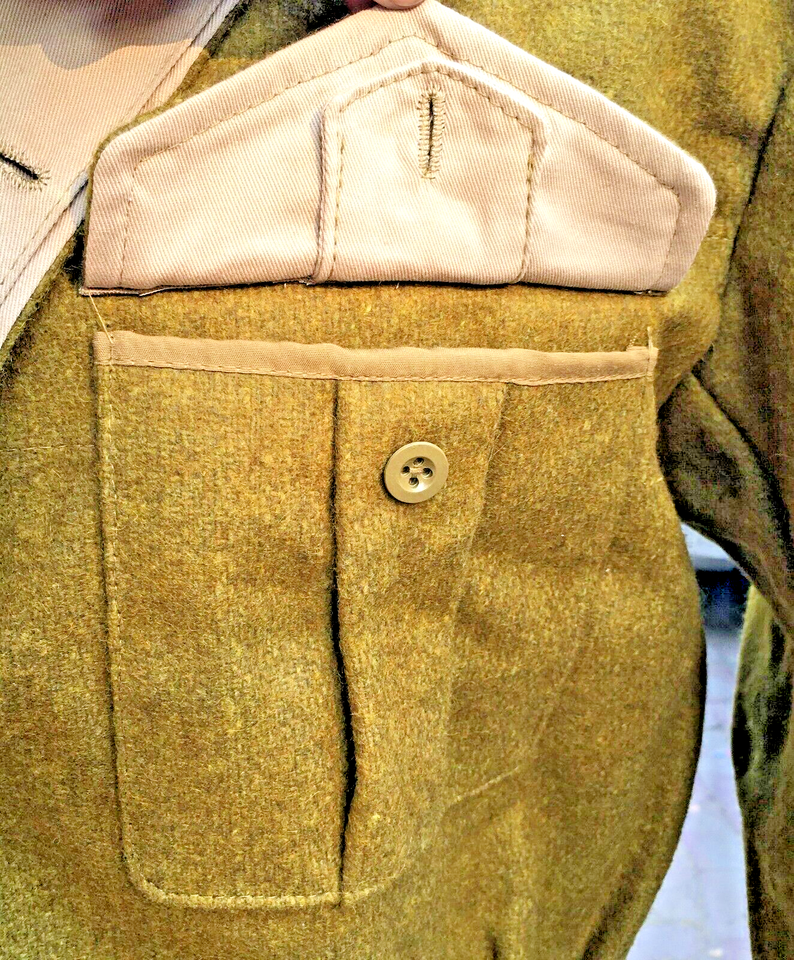 WW2 Reproduction British 37 Pattern Battle Dress Uniform Wool Tunic ...