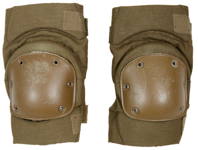 Large - US Marine Corp Knee Pad Set Coyote Pants USMC Brown Military ...