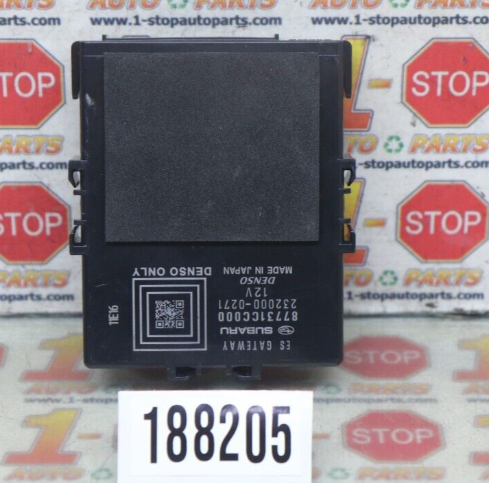 2022 22 TOYOTA GR86 ES GATEWAY CONTROL MODULE 87731-CC000 OEM | eBay