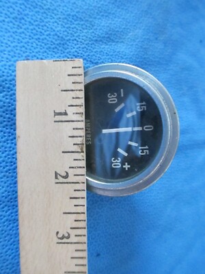 Vintage Stewart Warner Amp Amps Ammeter Gauge 30-0-30 Amp No. 359L-L6 ...