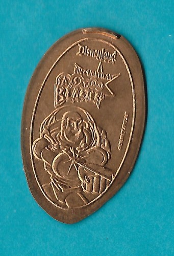 COPPER NOT ZINC BUZZ LIGHTYEAR ASTRO BLASTER PRESSED PENNY DISNEY FREE ...