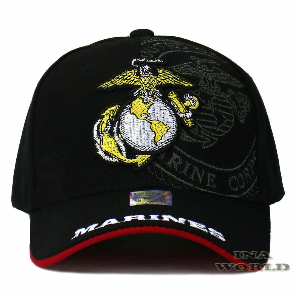 U.S. MARINE Hat MARINE Corps Logo Military Officially Licensed Baseball ...