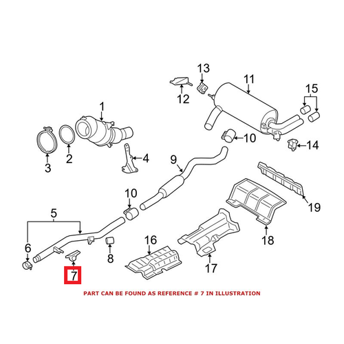 BMW NEW GENUINE F20 F22 F30 F32 M2 FRONT EXHAUST MUFFLER HANGER ...