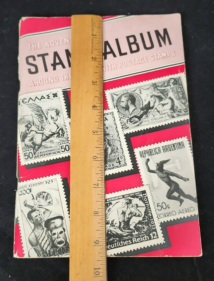 2 Vintage Partially Filled Foreign Stamp Albums & Stamp Collector's ...