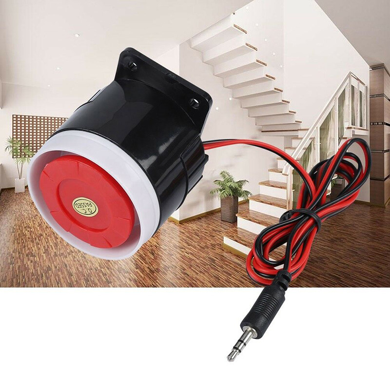 Mini Wired Car Horn Speaker Siren Home Security Sound Alarm System ...