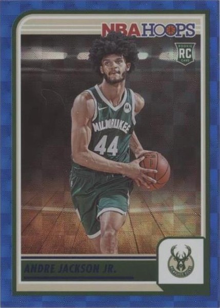 2023-24 Panini NBA Hoops - Rookies Hyper Blue #268 Andre Jackson (RC ...