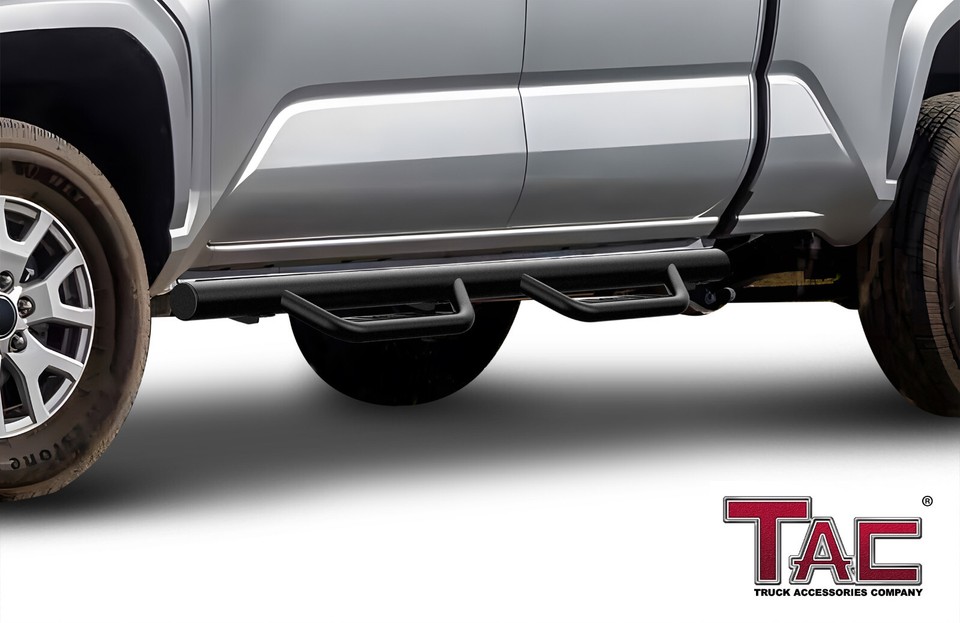 TAC Running Boards for 2024-2025 Toyota Tacoma Double/Crew Cab Drop ...