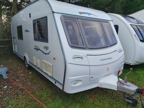 2008 Coachman VIP 520-4 Berth Side Dinette End Washroom Caravan | eBay UK