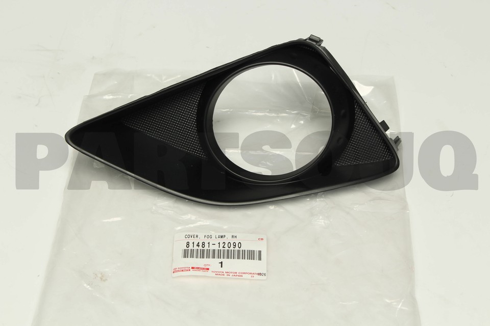 8148112090 Genuine Toyota COVER, FOG LAMP, RH 81481-12090 | eBay
