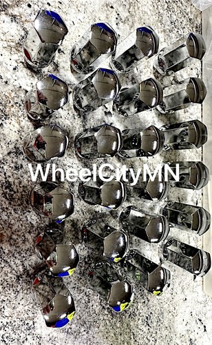 14x1.5 chrome lug nuts 7/8” head Gorilla fits GMC Sierra Denali Yukon ...