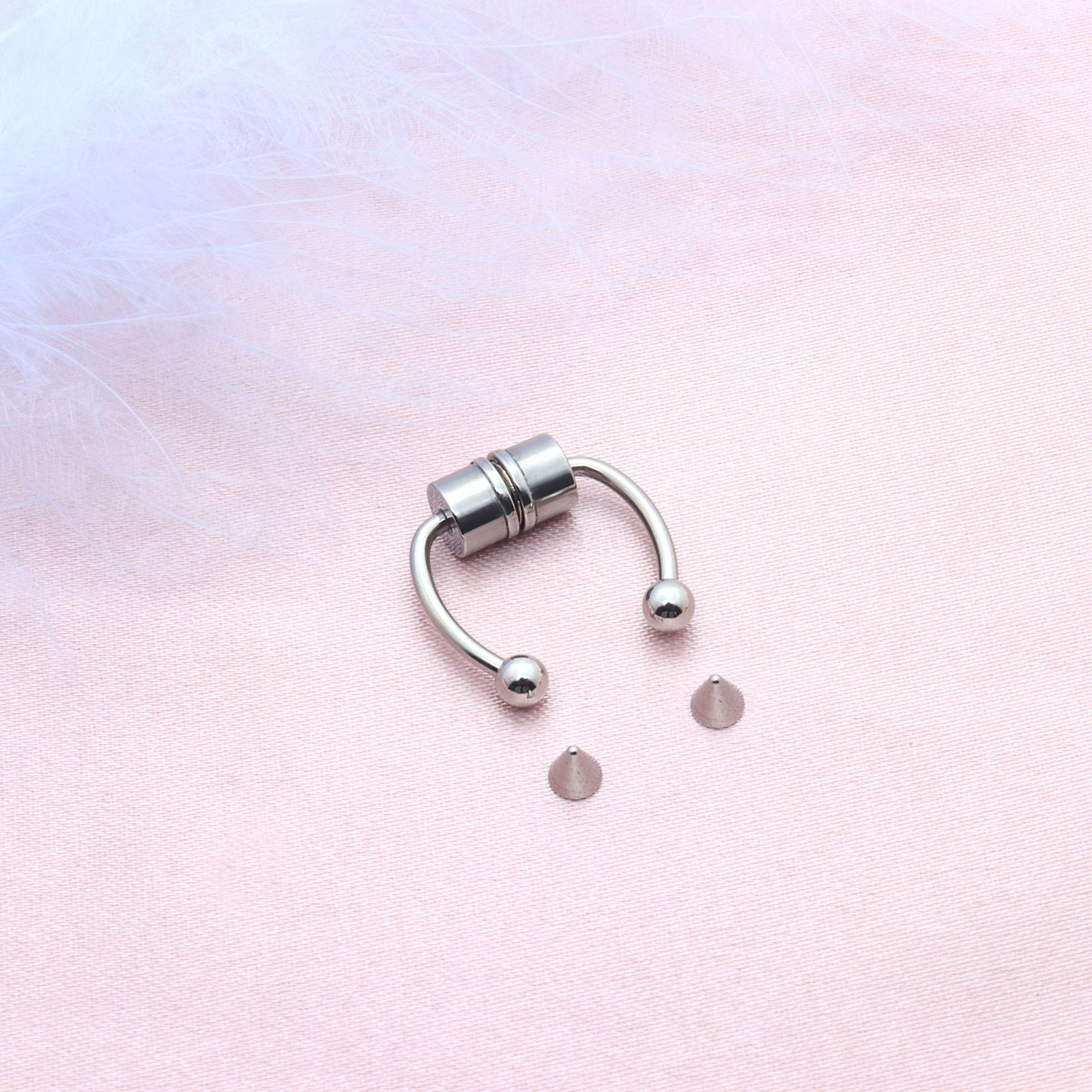 Magnet Nose Ring Tragus Ear Piercing Ring Surgical Steel Hoop Nose ...